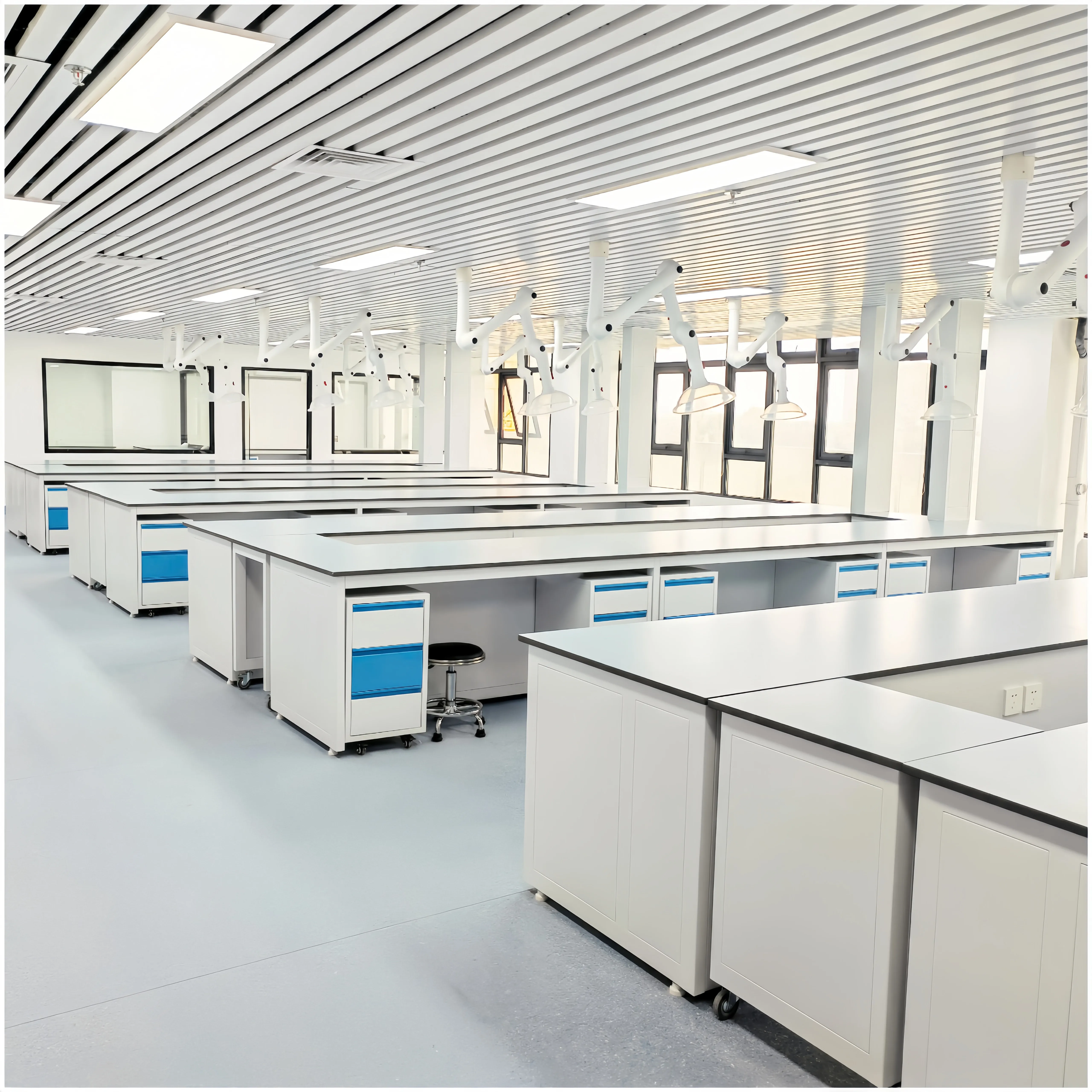 Mobile Laboratory Furniture With Modular Metal Storage Cabinet Mobile ...