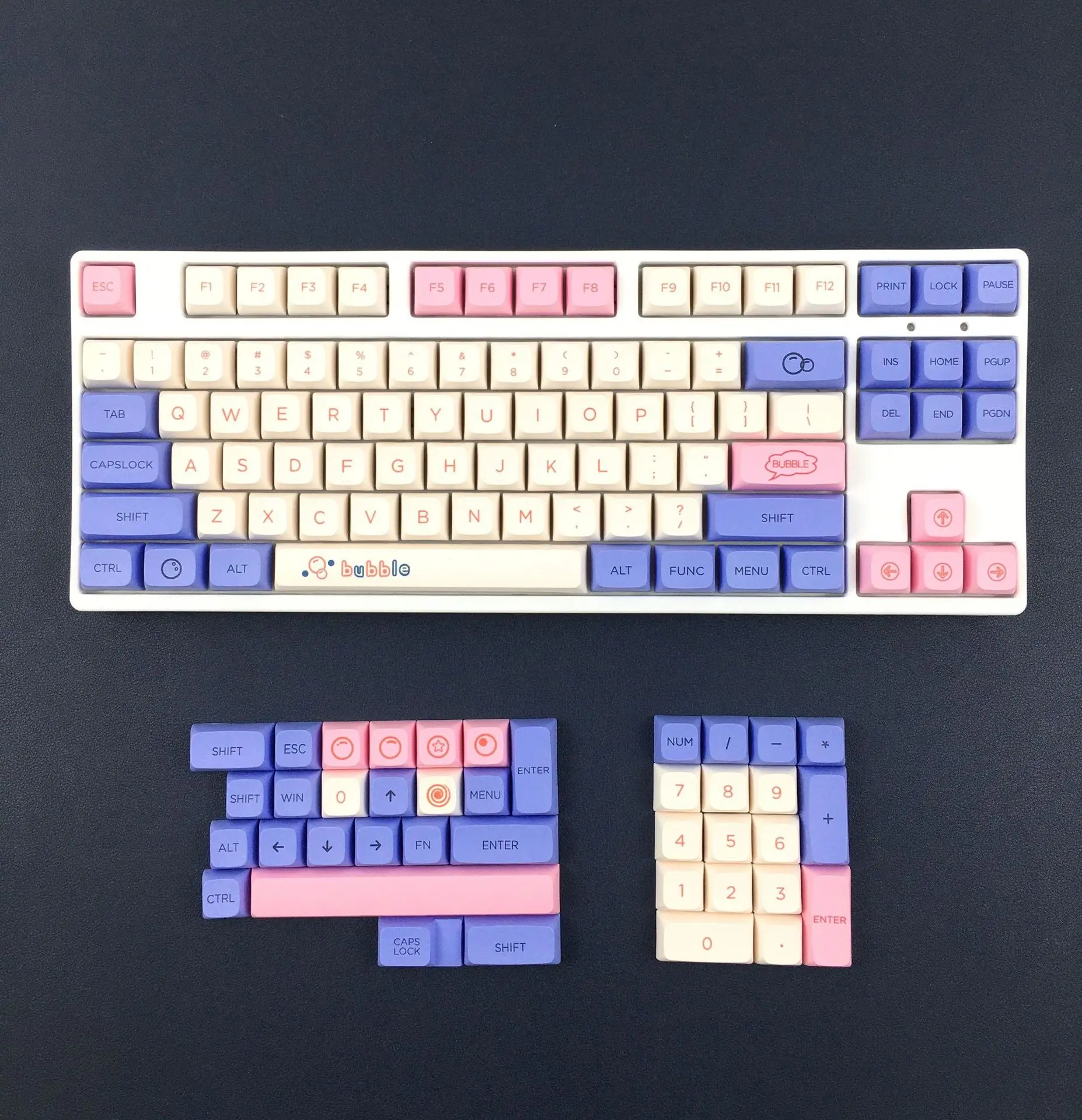 Customized PBT Dye Sub Keycaps for Gaming Keyboards