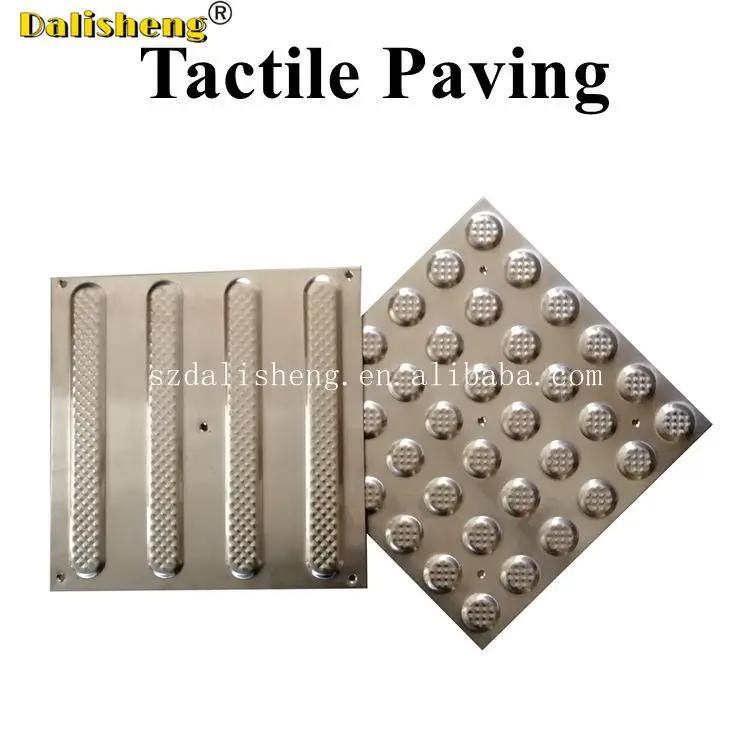 Tactile Paving Tile Mat Plate - Durable 304 Stainless Steel