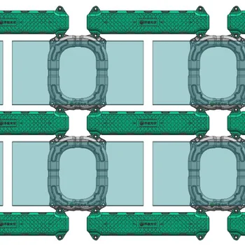 Hdpe Floating Solar Panel Mounting Structure - Buy Water Surface ...
