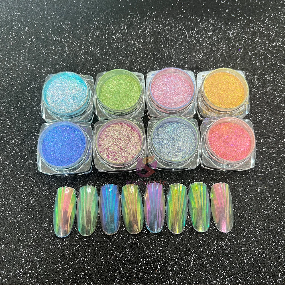 Candy Rainbow Mica Powder Cosmetics Eyeshadow Watercolor Nail Polish ...