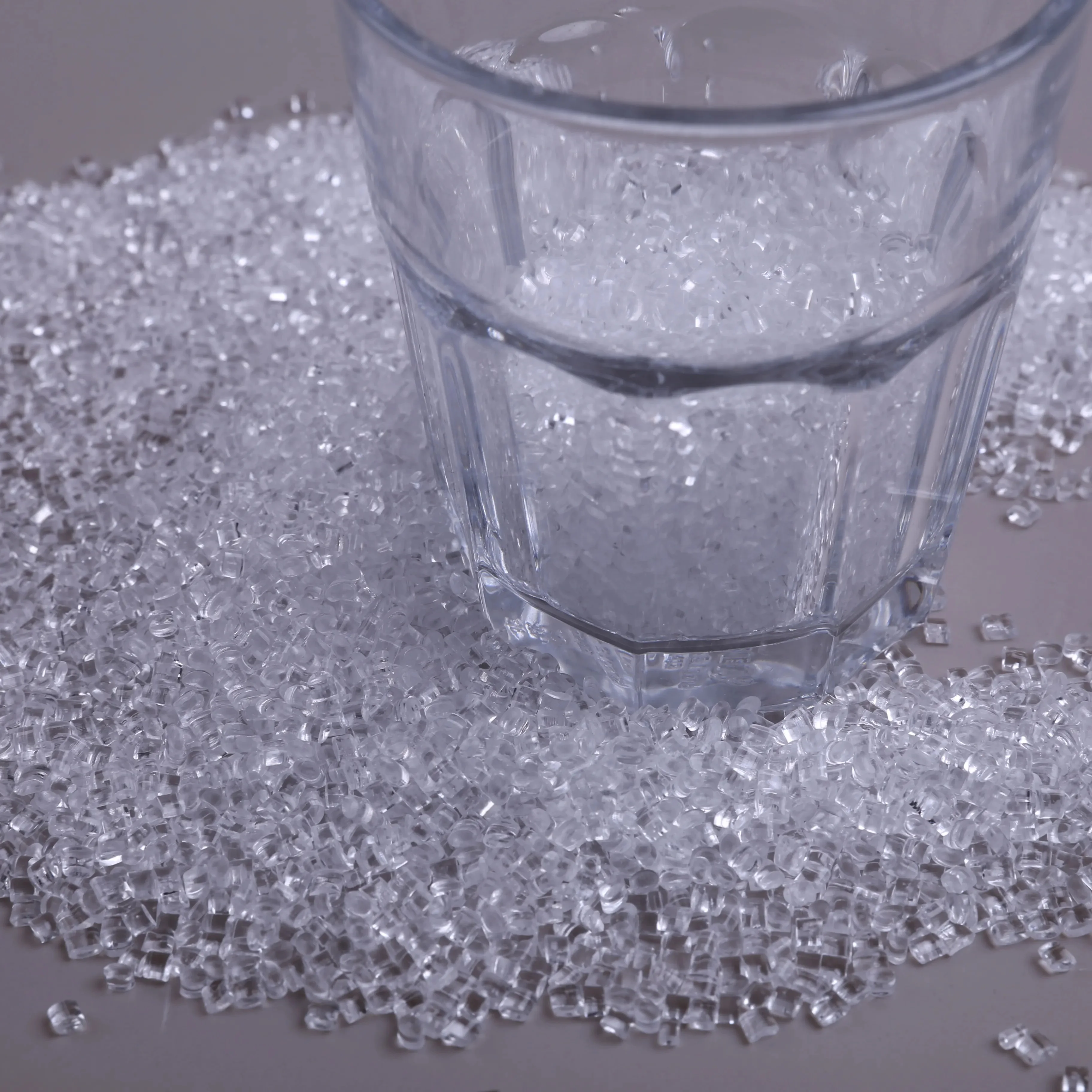 Virgin Pc Transparent Pc Plastic Granules High Viscosity Clear Resin ...