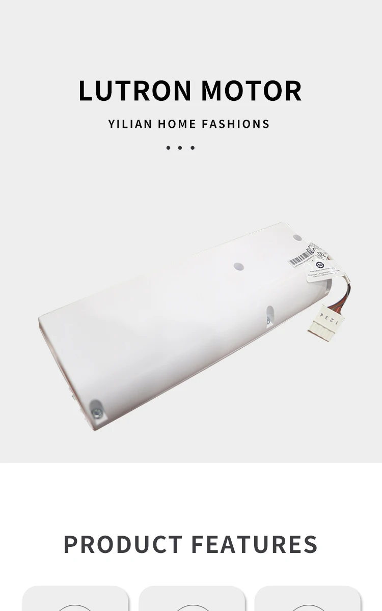 Lutron Alena QS Series DC 24V Curtains Motor for Living Room
