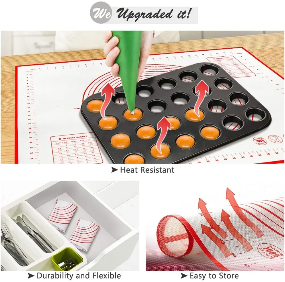 2022 Hot Seller Bake Ware Baking Mat Silicone Non Stick Equipment For ...
