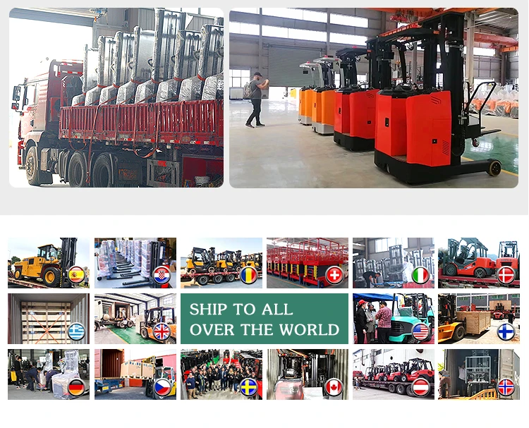 1000kg 2000kg Full Electric Pallet Stacker Stand Drive Stacker Factory ...