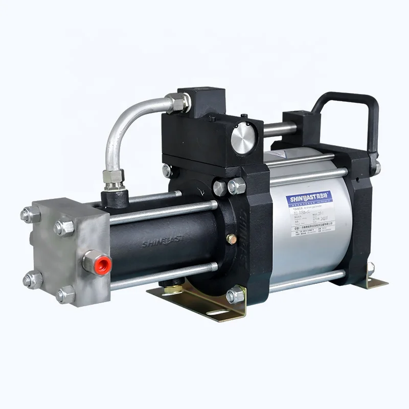 High Pressure Pneumatic Air Driven Nitrogen hydrogen Gas Booster Pump ...