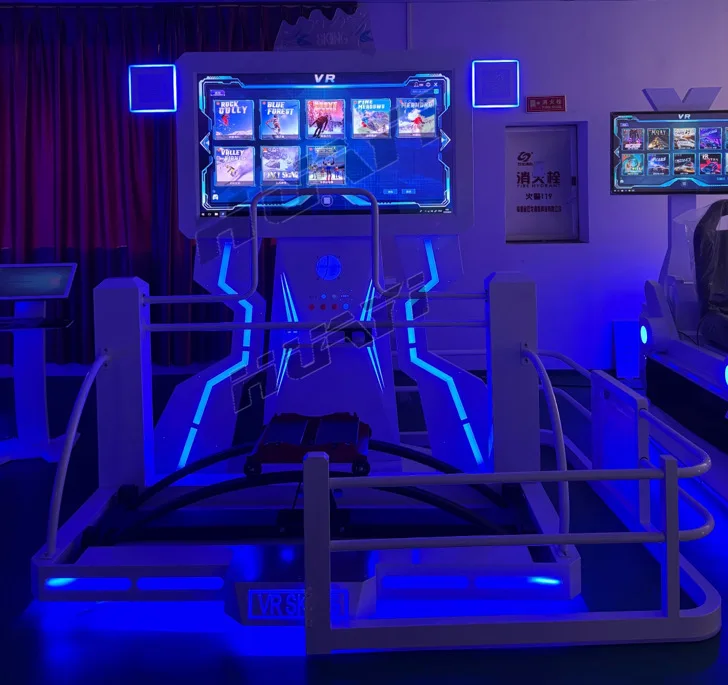 Indoor VR Sports Skiing Machine 9D VR Simulator Game Console Park MR ...