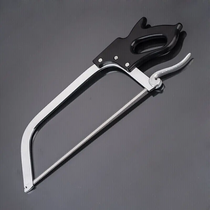 Butcher and Bone Saw with 16 Inch Stainless Steel Blade hand meat saw ...