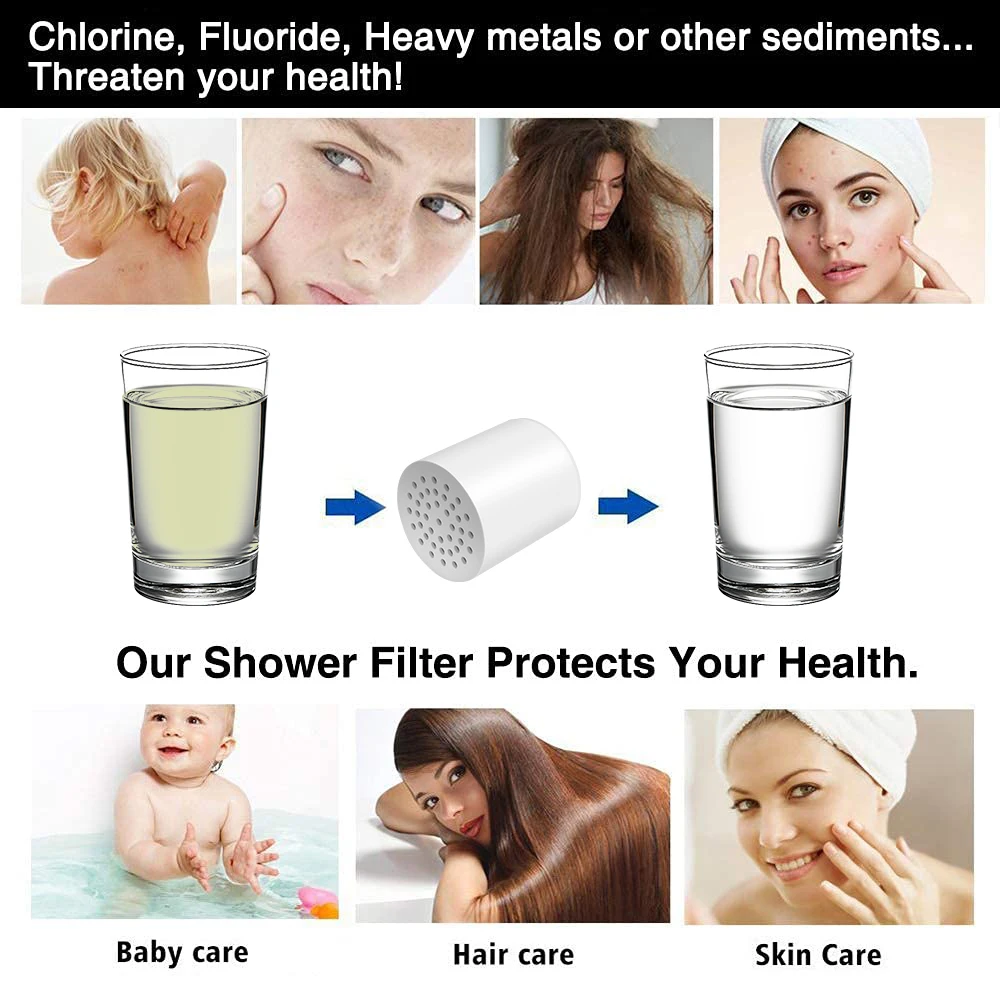 Protect Skin and Hair Health Water Filter Machine Improve Water Quality ...