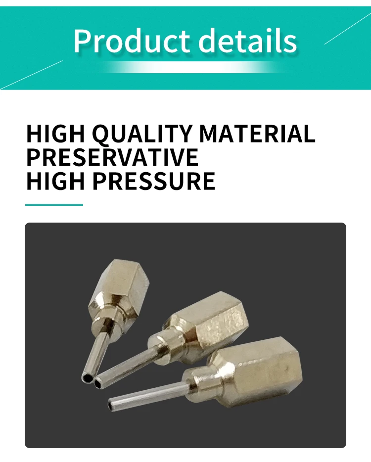 Internal Thread Solder Needle All Metal Needle 16g/18g Pipe Length 8 ...