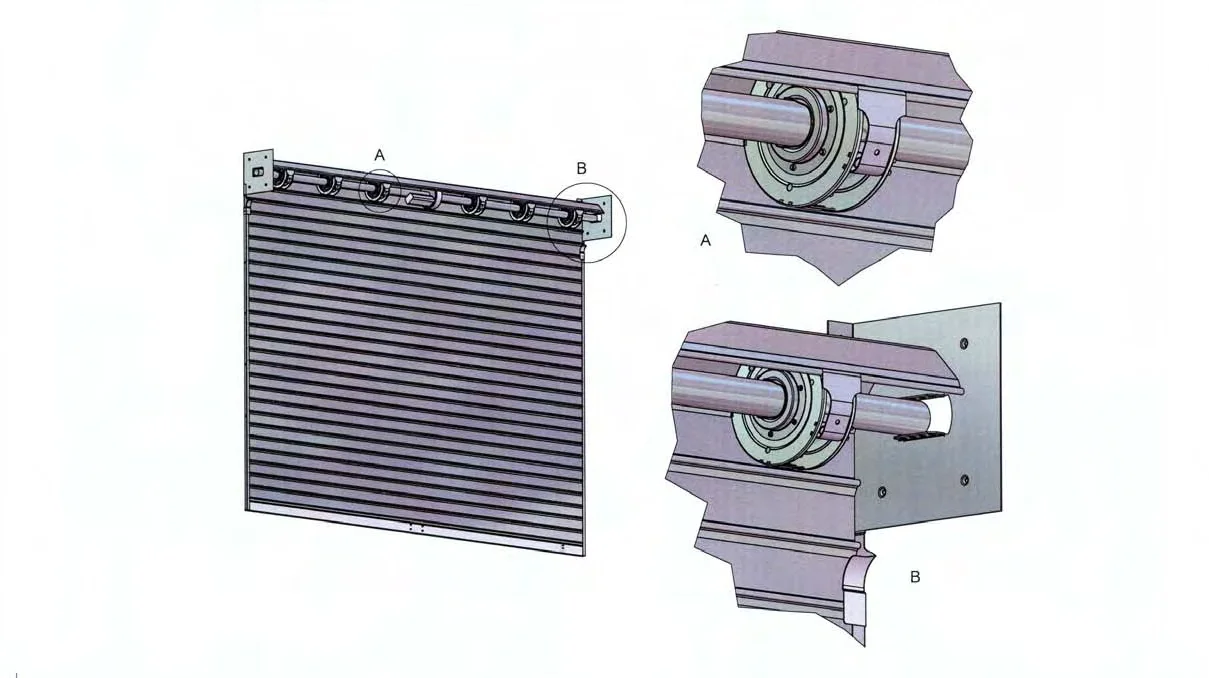 Spring Box Pulley for Shutter Door Roller Door and Garage Door Parts ...