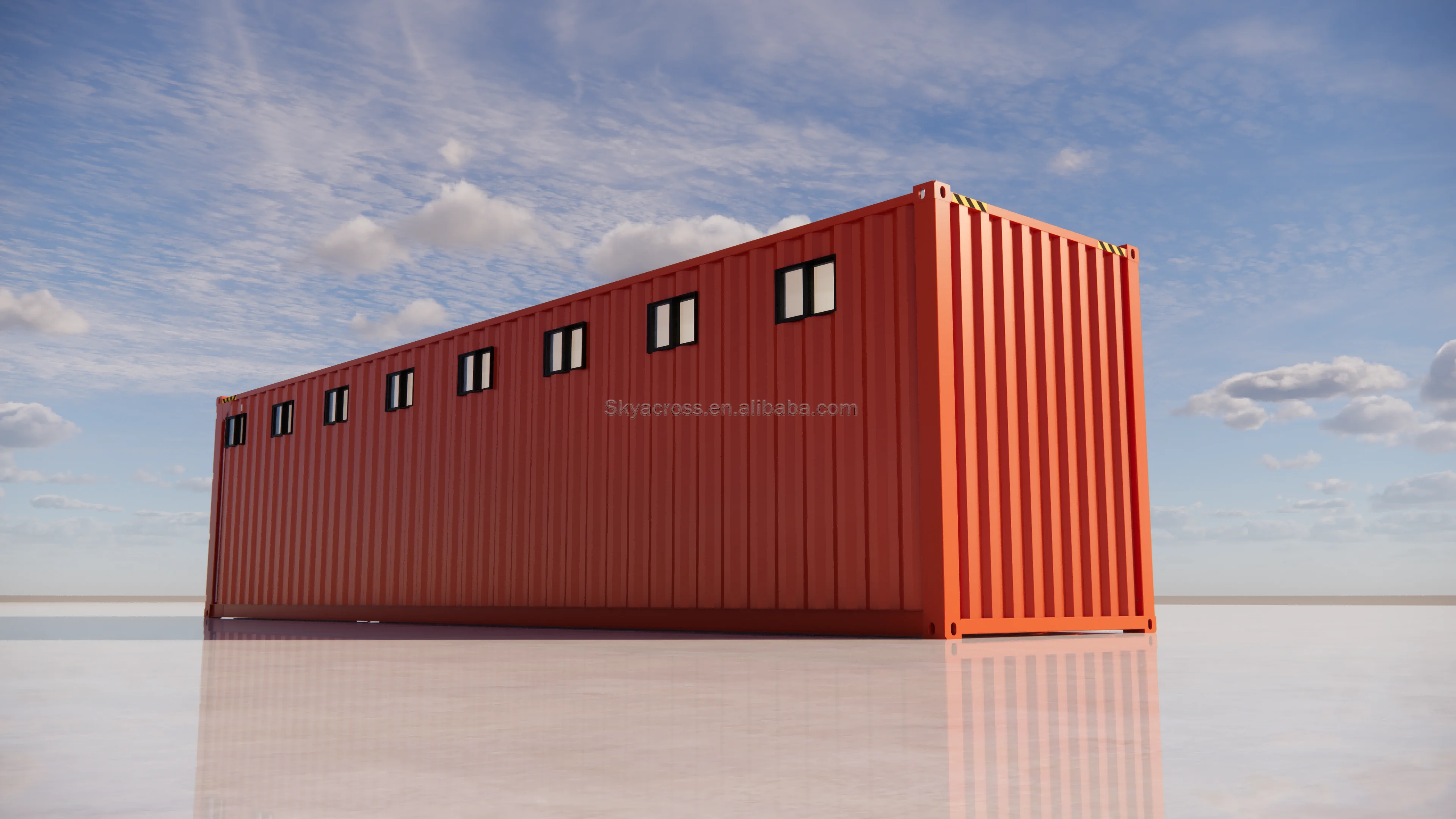 40ft Modular Container Portable Restroom & Toilet for Sale ODM