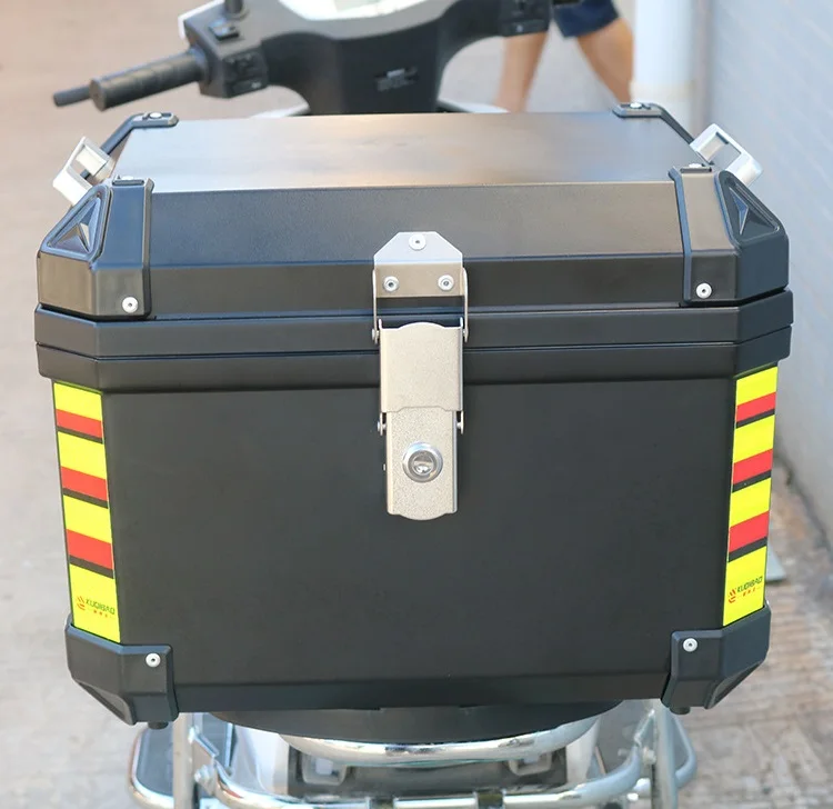 Anti-collision 48l New Model Motorcycle Trunk Tail Box Top Case Abs ...