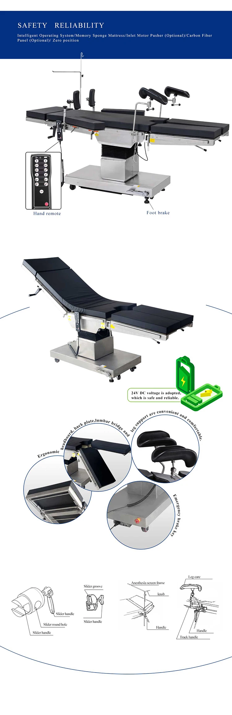 SNMOT6700 Hospital Operating Room Bed Orthopedic Operations Table ...