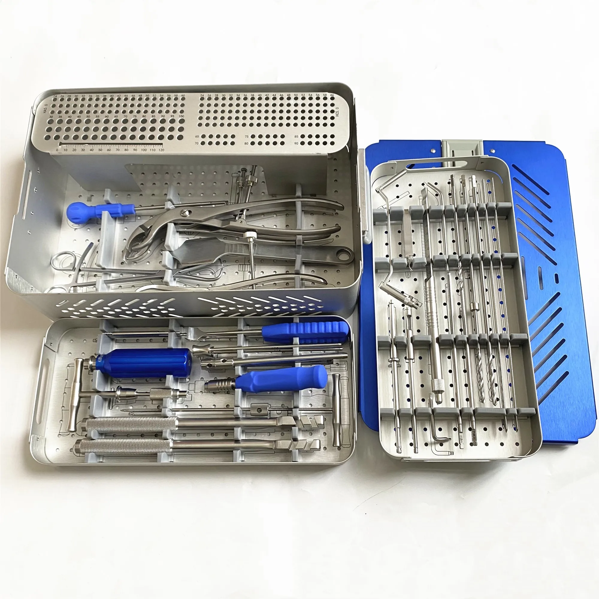 Orthopedic A0 Lower Limb Locking Plate Instrument Kit Orthopedic ...