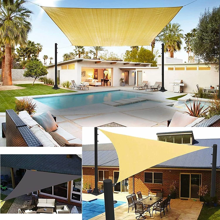 Jh-mech Shade Sail Poles - Durable Outdoor Sun Protection