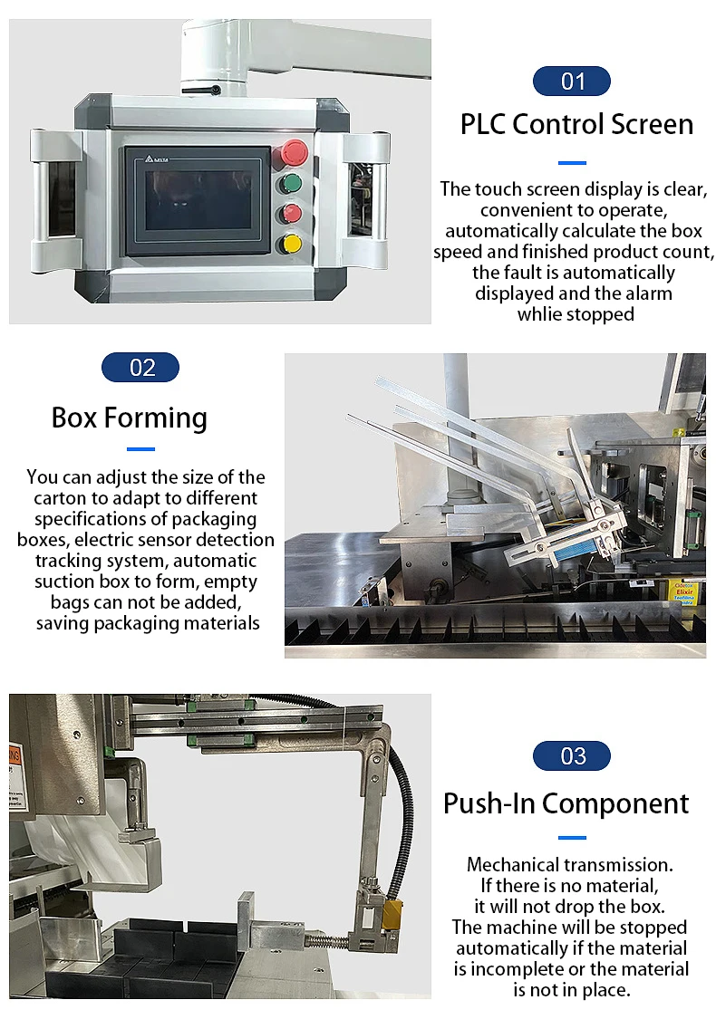 Automatic Horizontal Box Carton Case Packer Toothpaste Tube Cream Jar ...