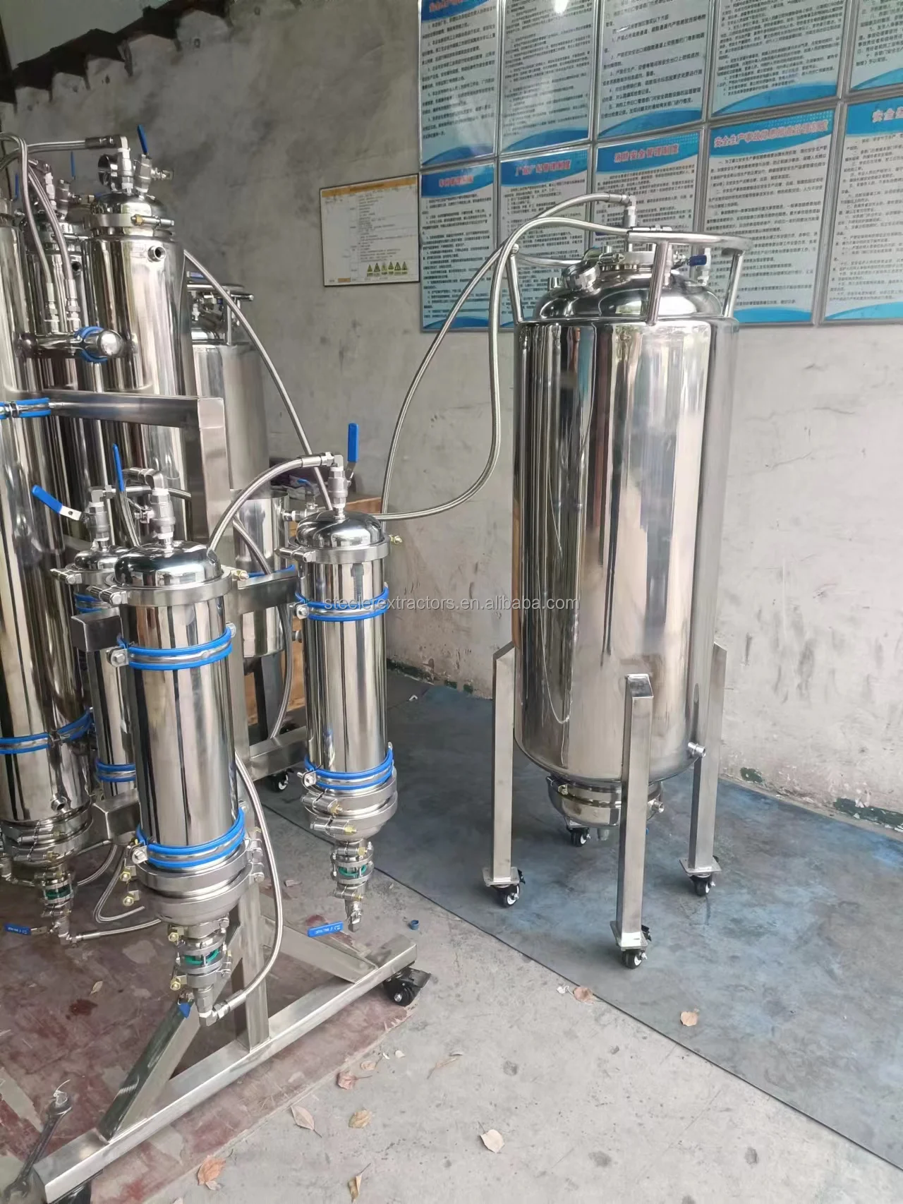 80 lb Active Butane Extraction Equipment Machine Closed-loop Closed ...