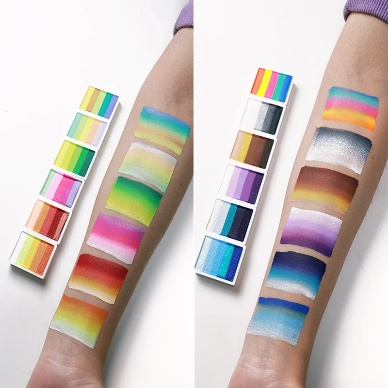 Professional Water Based Rainbow Face Paint Color For Professional ...