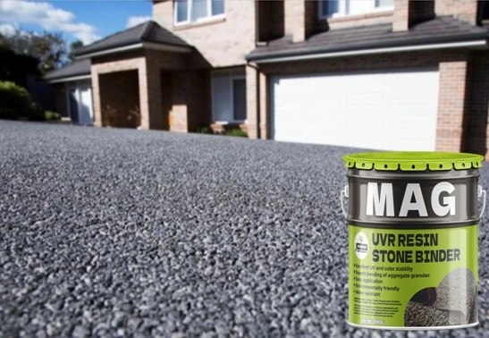 Polyaspartic Stone Binder for Permeable Flooring - MAGBOND