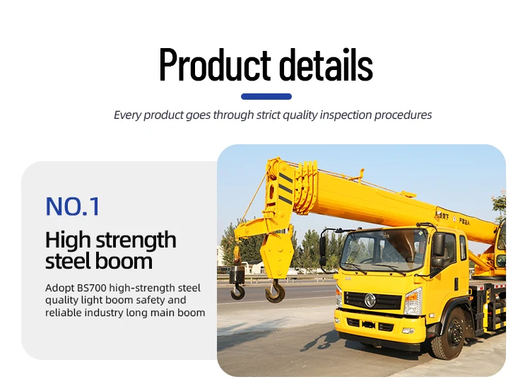 15t 16ton Mobile Truck Crane Hydraulic Construction Vehicle with Liyuan ...