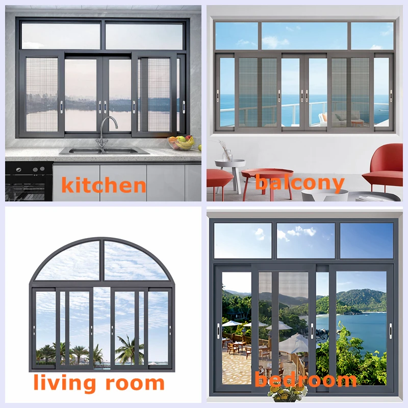 Latest Design Window Grill For Sliding Window With Grills Price Glass ...