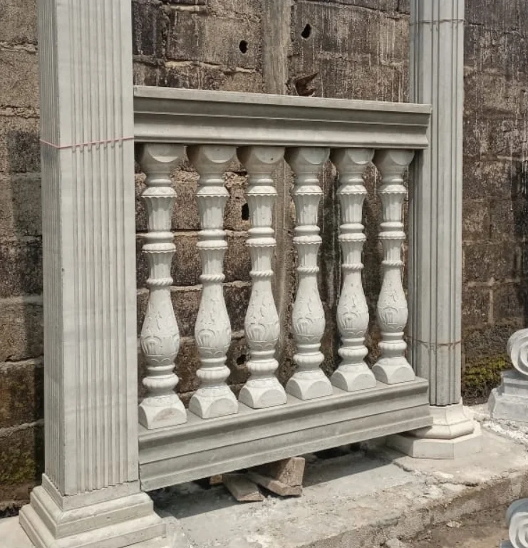 Concrete Precast Baluster Handrail Fence Molds for Outdoor Garden ...
