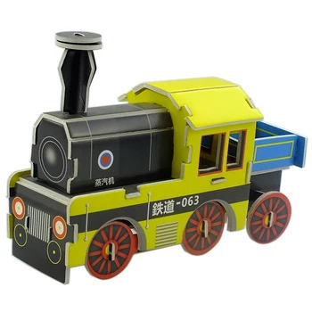 Steam Train Paper 3d Puzzle Foam Jigsaw Toys Promotional Gifts - Buy ...