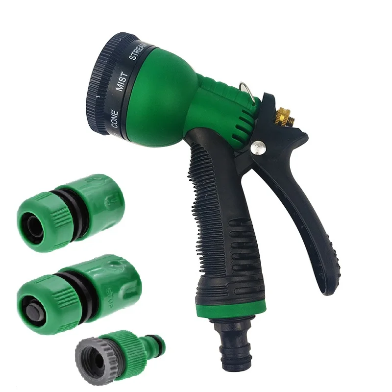 5pcs 7 Patterns Function Garden Law High Pressure Water Watering Spray ...