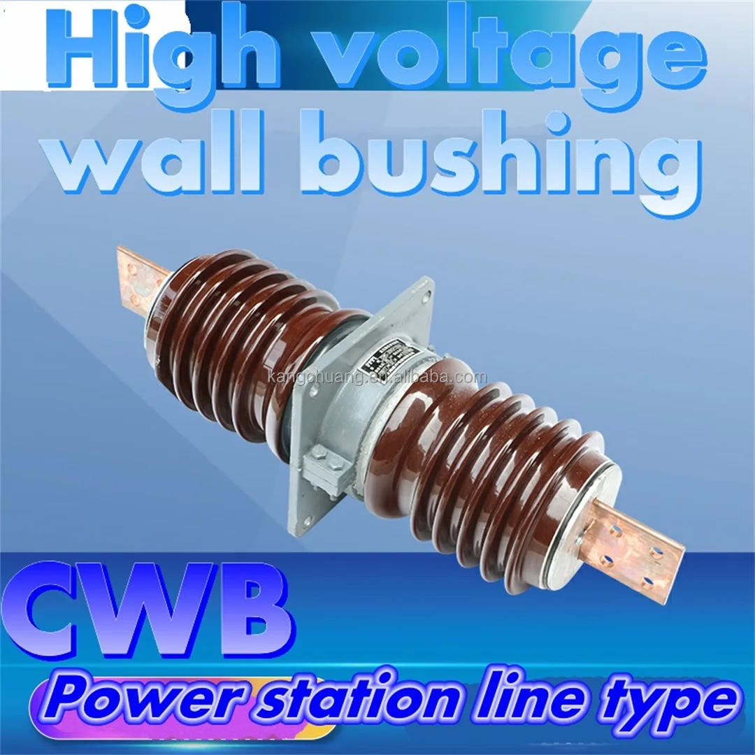Outdoor High-Voltage Power Station Line Type Ceramic Wall Bushing CB ...