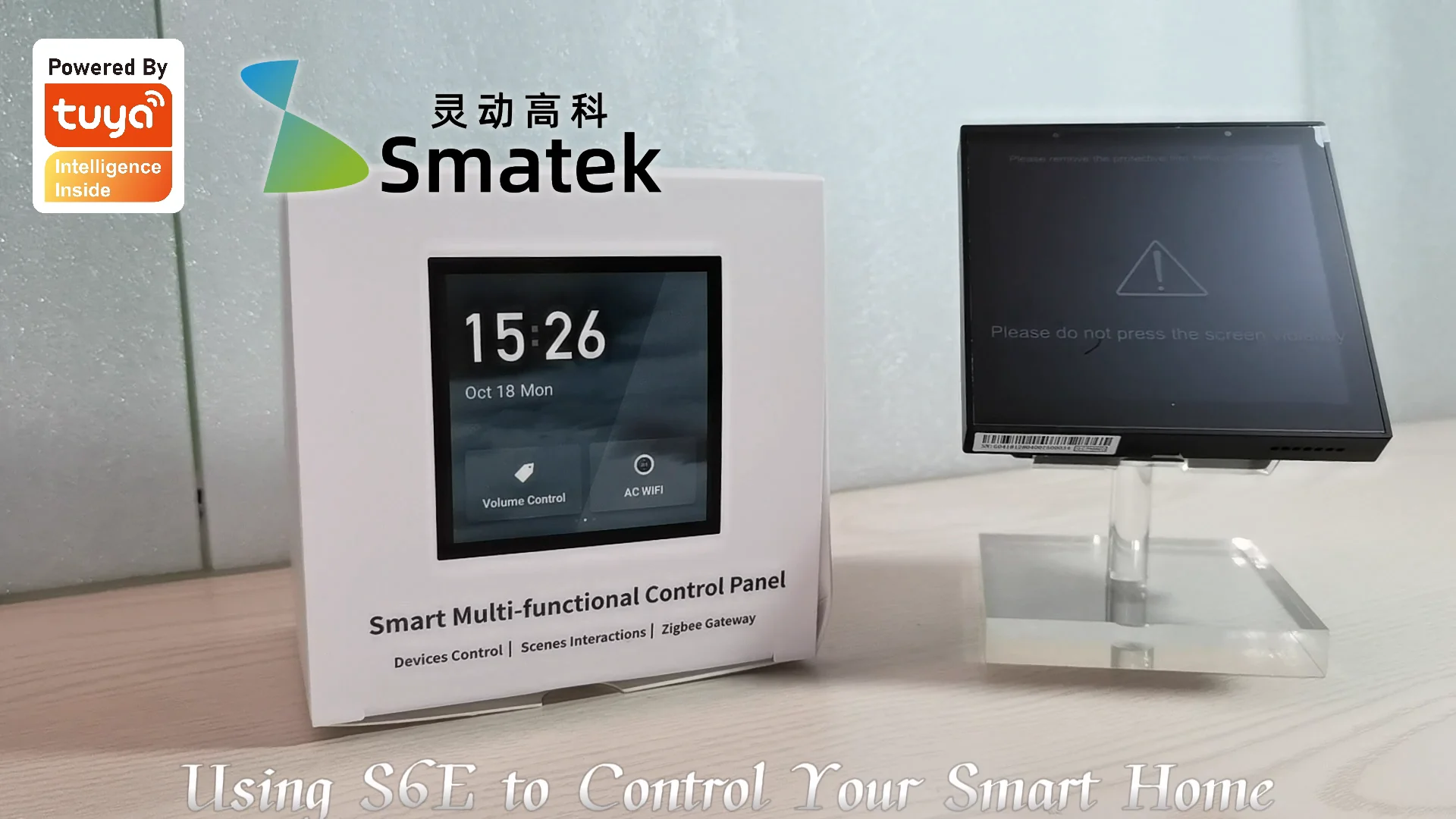 Smatek Home Smart Zigbee Smart Switches Control Panel With 4 Inch Touch ...