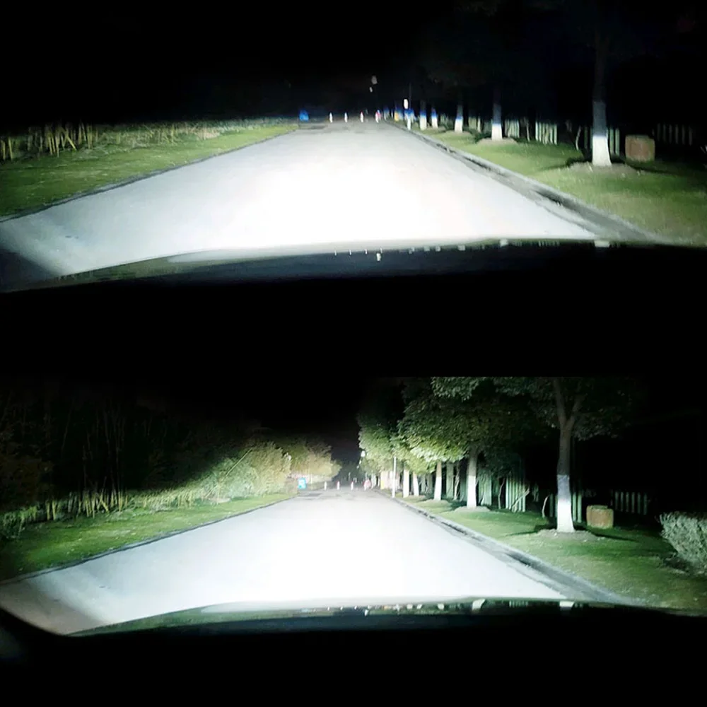 A80 HID Bixenon Projector Headlight Lens LED Angel Eye Light H1 Super ...