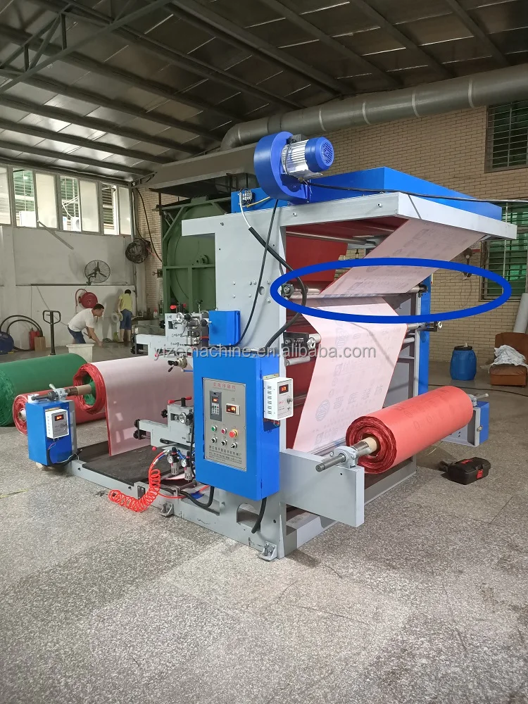 Mini 1-6 Colors Flexographic Roll to Roll Printing Machine