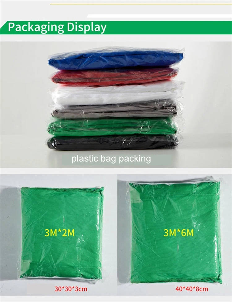 3*6m Green Screen Style Stage Non Woven Photographic Backdrop ...