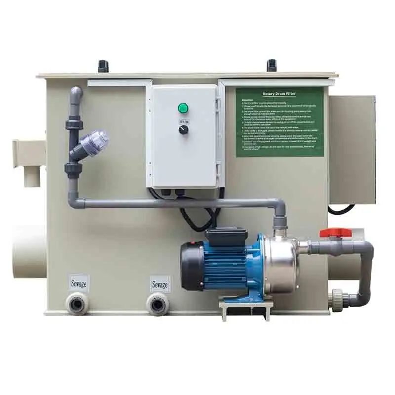 Qihangras Rotary Drum Filter - 30m3/h Aquaculture Solution