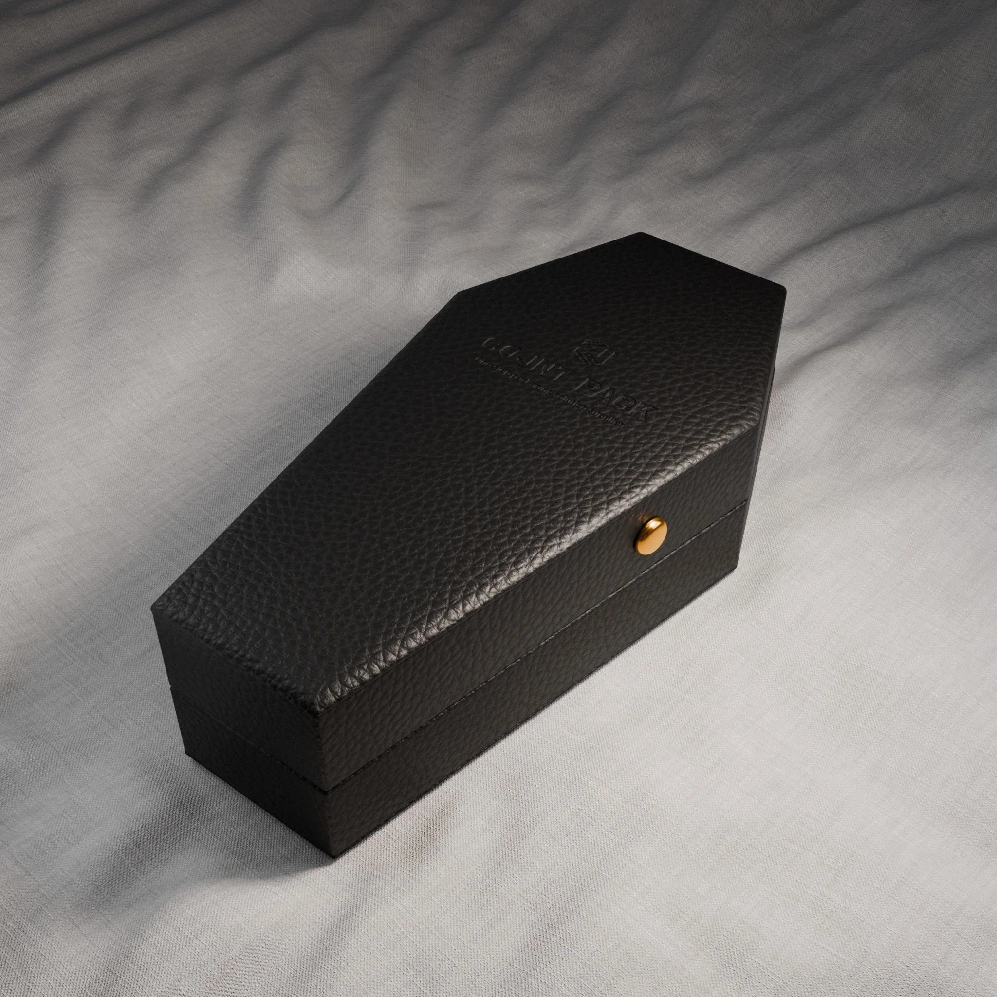 Personalized Customization Jewelry Box Coffin Shape Jewelry Box ...