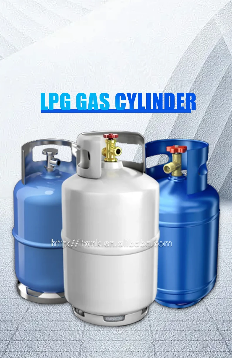 Chinese Professional LPG Gas Cylinder 3kg 5kg 6kg 10kg 12.5kg 15kg ...