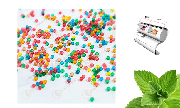 GLT Multi-Flavored Click Capsule Balls for Flavor Cigarette