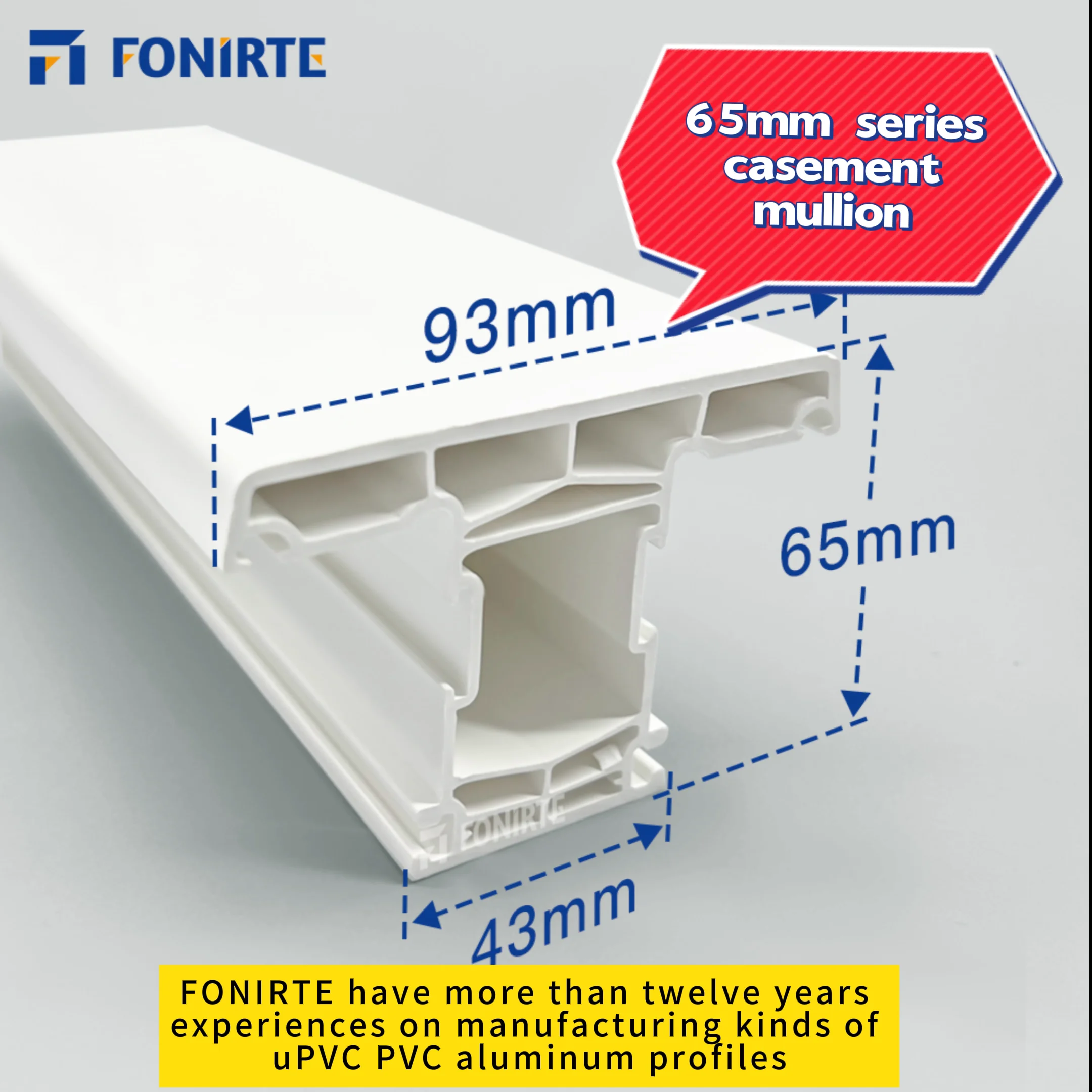 High Standard Oem Plastic Profile Extrusion Upvc Profile Manufacturers ...
