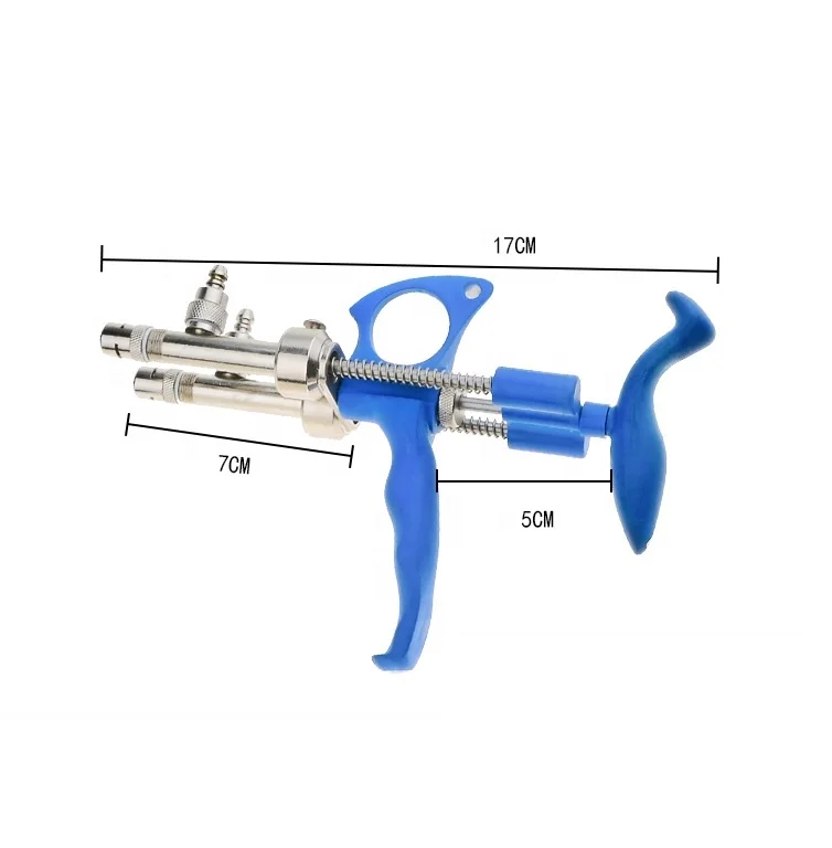 双管兽医剂量连续注射器 - Buy Animals Continuous Syringe Injection Gun,Continuous Veterinary Injection ...