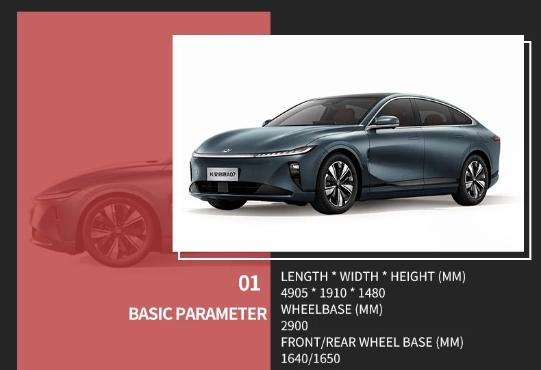 Changan Qi Yuan A07 Electric Car for Sale 190KW 320NM 45L 1.5L Electric ...