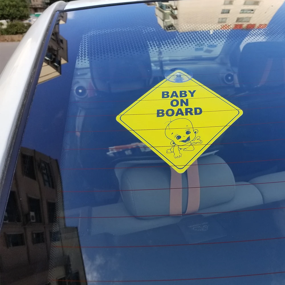 Over 12 Years Factory Baby On Board Car Sticker Baby In Car Safety ...