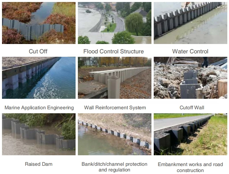 PVC Sheet Pile - Durable Seawall Retaining Wall Solution