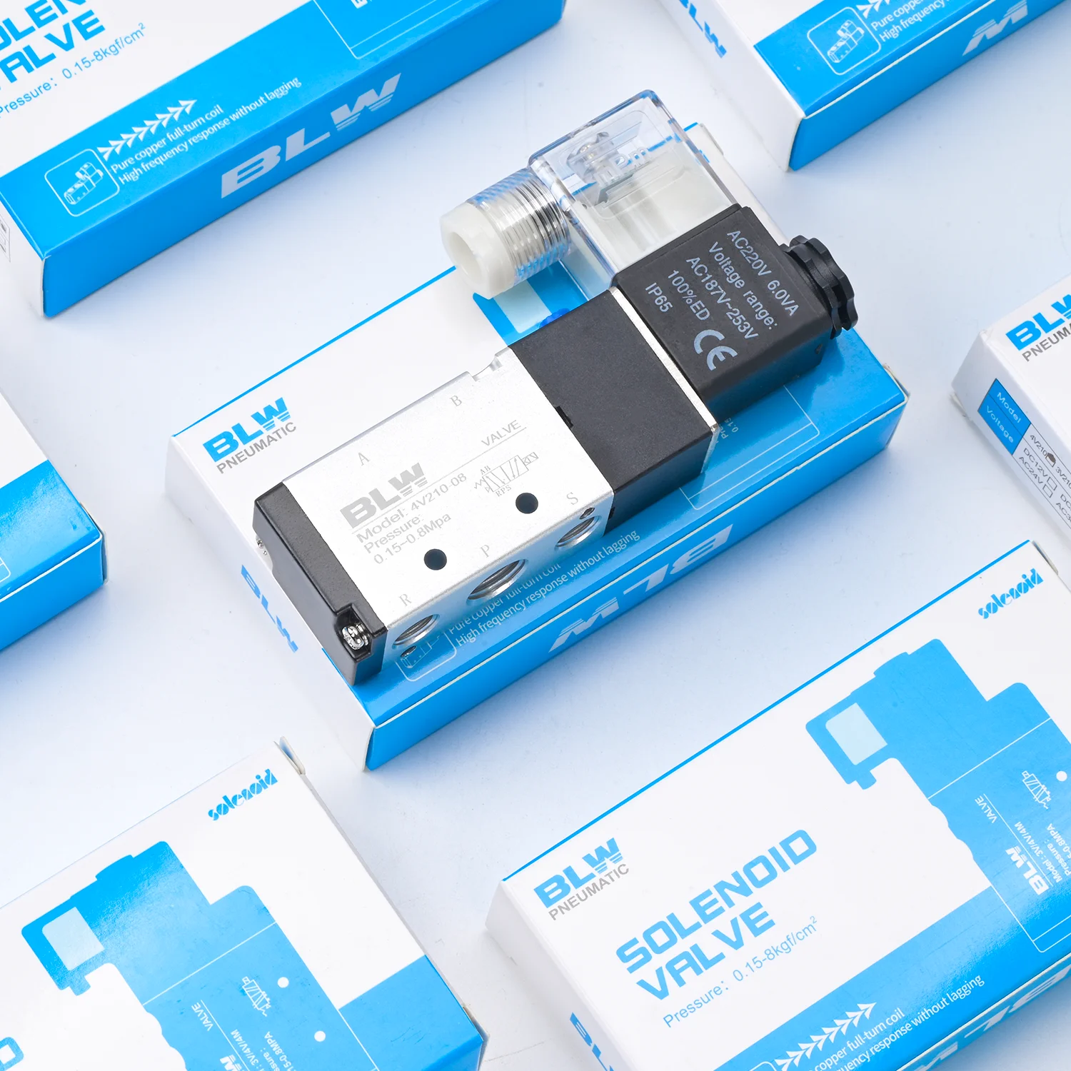 Alibaba.com: Pneumatic 2V025-08 Solenoid Valve, 2-position 3-way ...