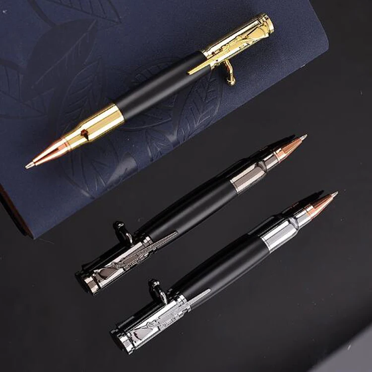 NM-016 Bullet Shaped Bolt Action Tactical Pen - Metal Luxury