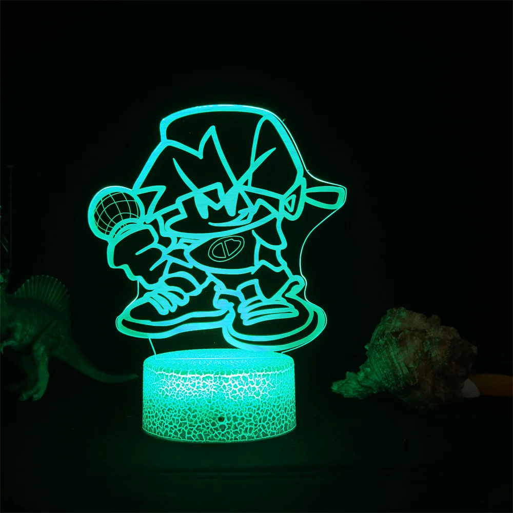 Gaming Room Game Friday Night Funkin Figure FNF LED Night Lights Led ...