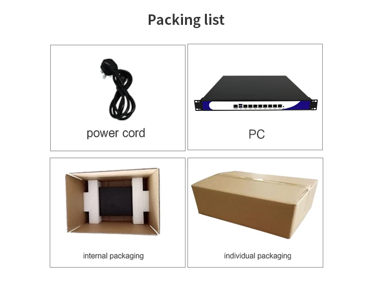 Yanling Rackmount Server Intel Core I3 I5 I7 Hardware Firewall Barebone ...