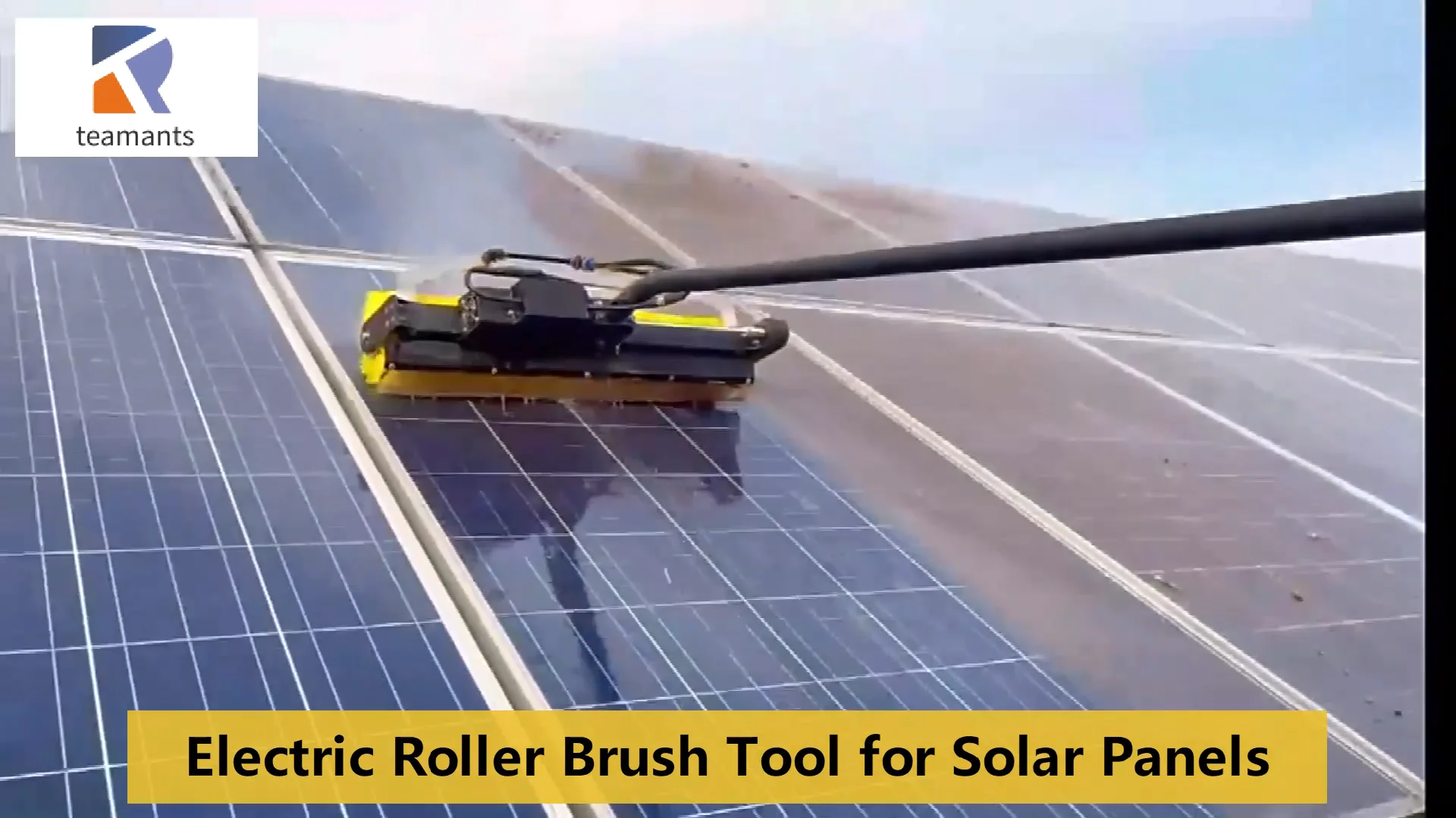 Solar Panel Cleaning Machine System Roller Brush Robot Equipment To ...