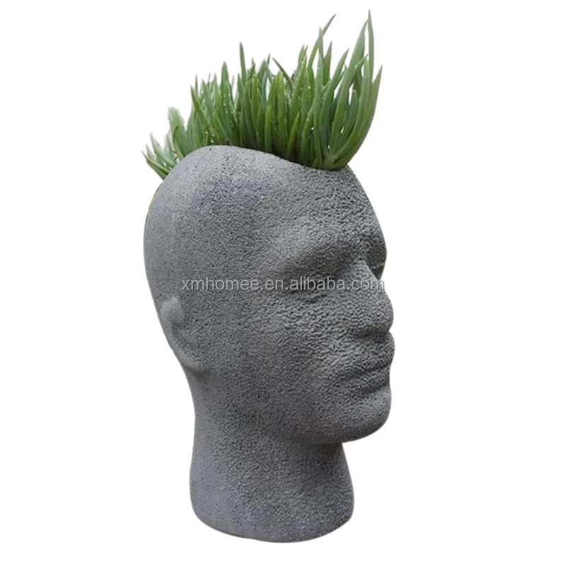 Mannequin Heads Floral Pots buddha head planter New design art decor ...