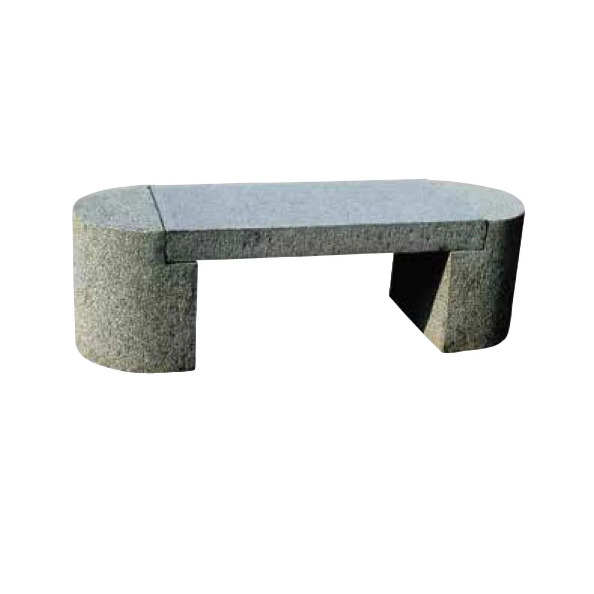 Black Granite Basalt Black Marble Stone Bench Out Door Garden ...